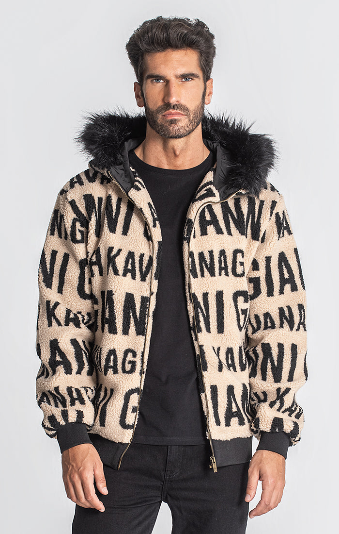 Beige GK Logo Jacket | Jackets | Gianni Kavanagh